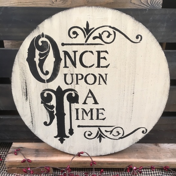 Accents | Handcrafted Once Upon A Time Sign | Poshmark